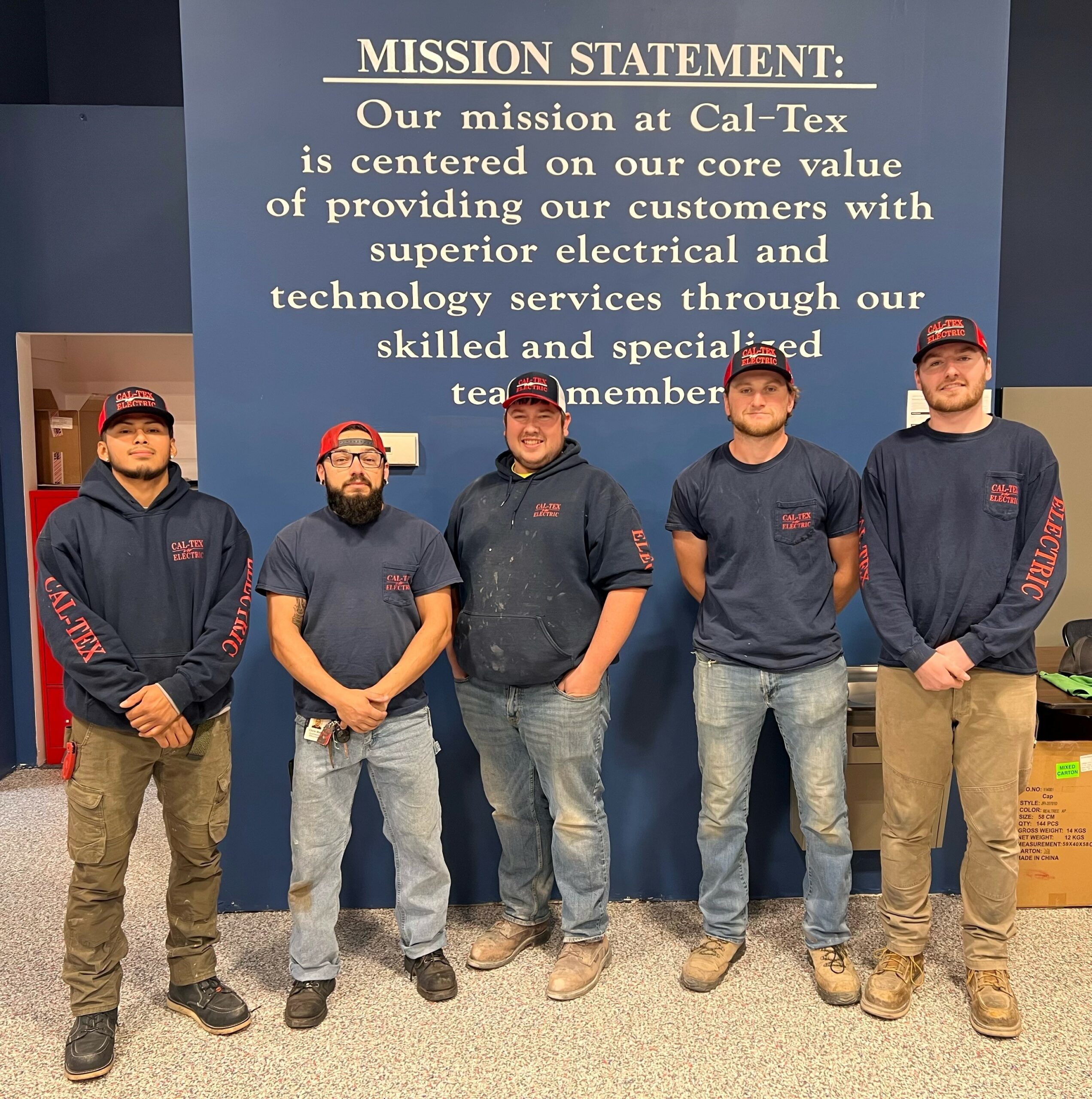 September Electricians of the Month - Cal-Tex Electric, Inc